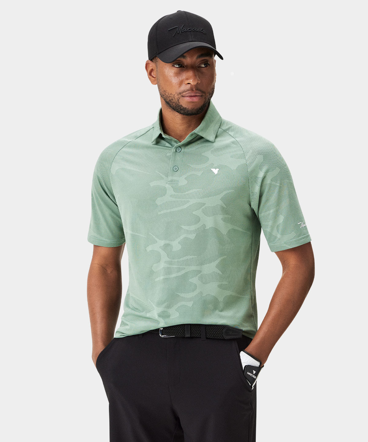 Nolan Green Camo Shirt - Macade Golf
