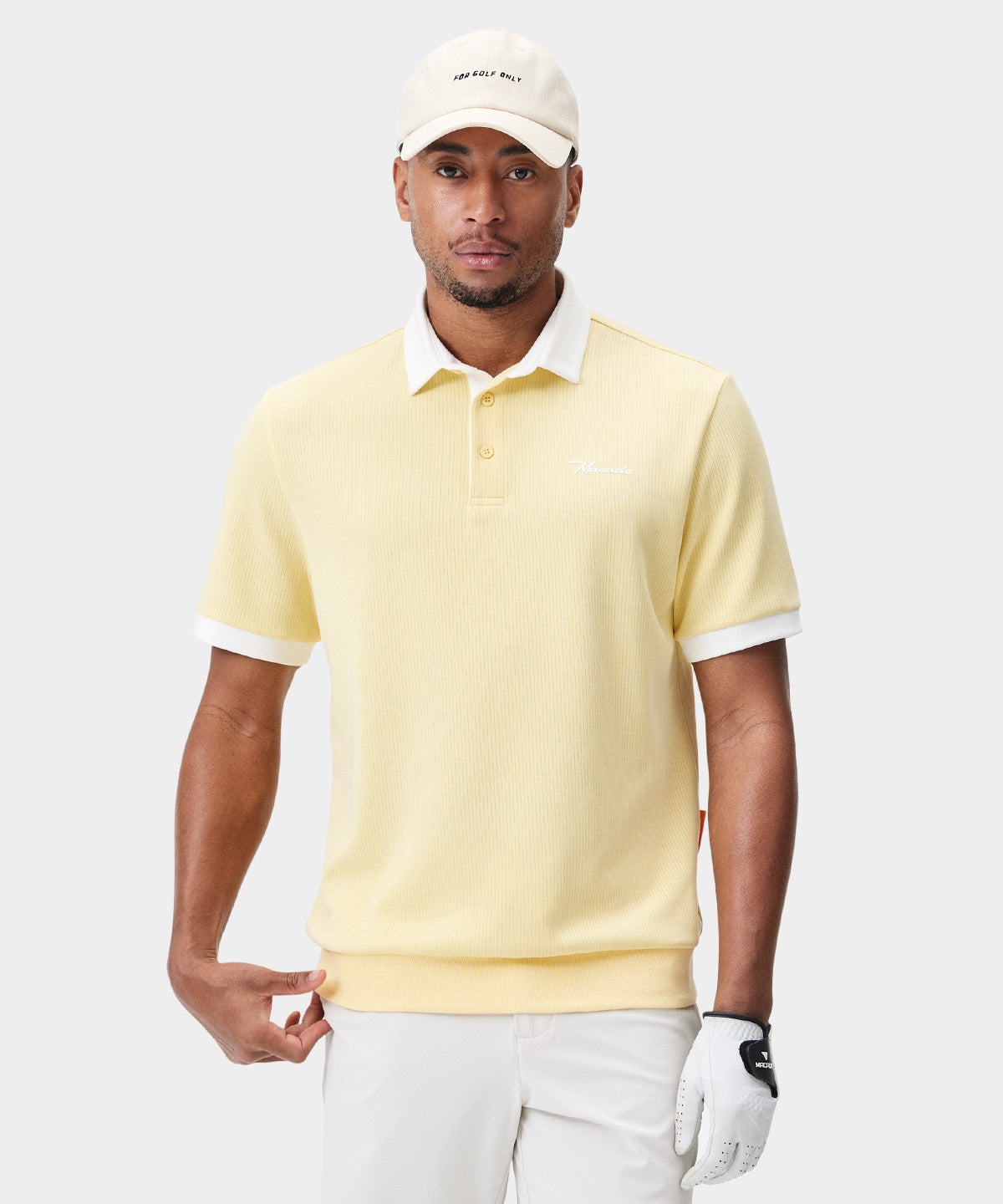 Yellow AR Tech Polo – Macade Golf