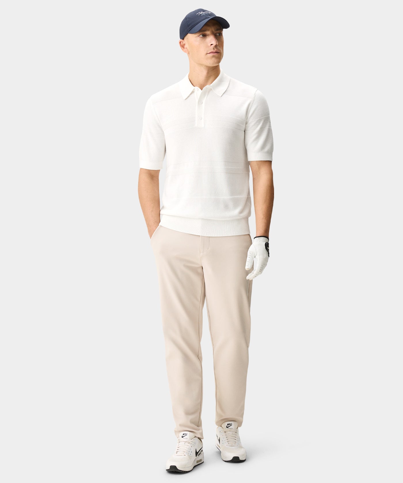 Walker White Prime Knit Shirt – Macade Golf