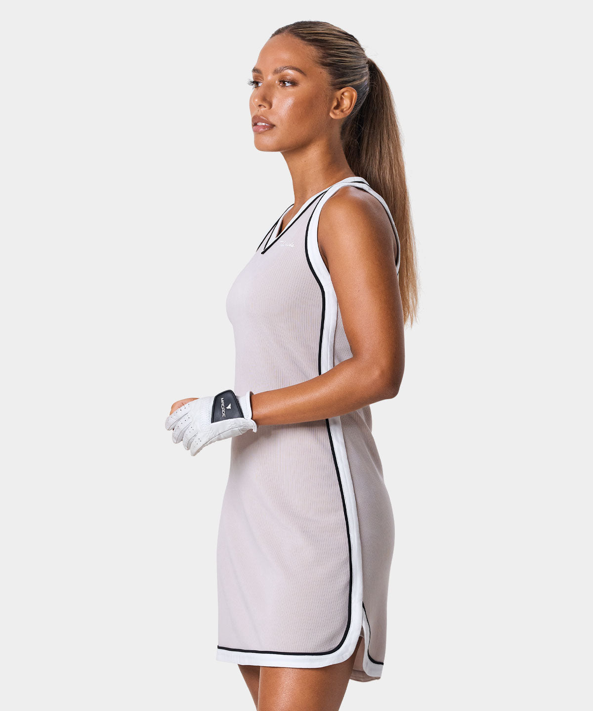 Ava Tan Range Dress – Macade Golf